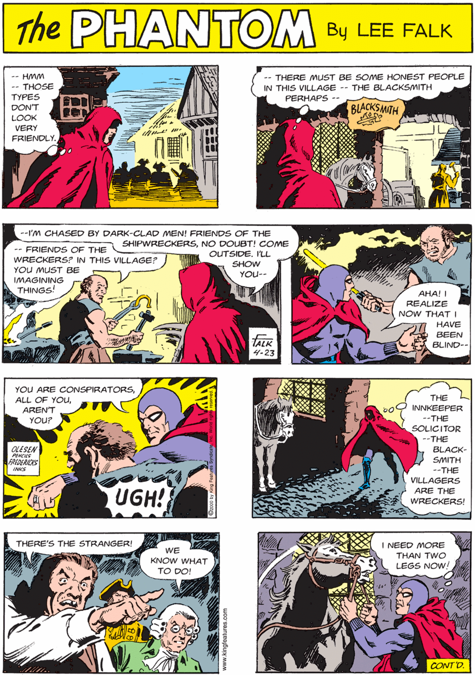 The Phantom Comic Strip 2000-04-23 | Comics Kingdom