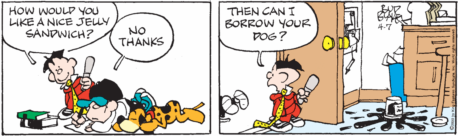 Tiger Comic Strip 2000-04-07 | Comics Kingdom