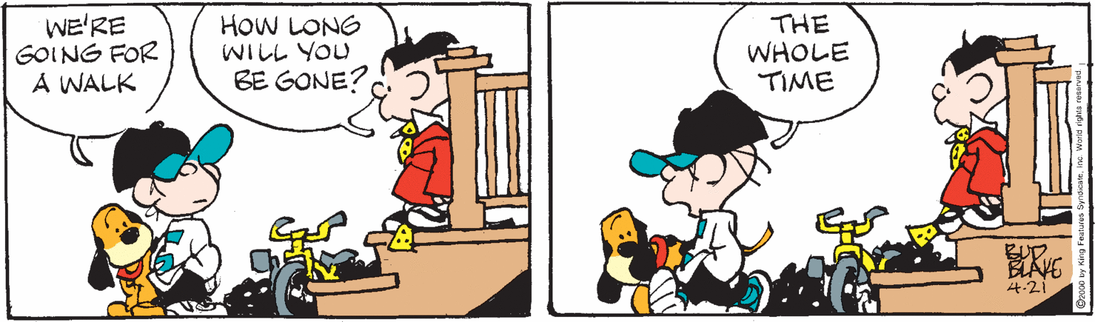 Tiger Comic Strip 2000-04-21 | Comics Kingdom