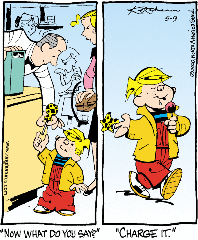 Dennis The Menace Comic Strip 2000-05-09 | Comics Kingdom
