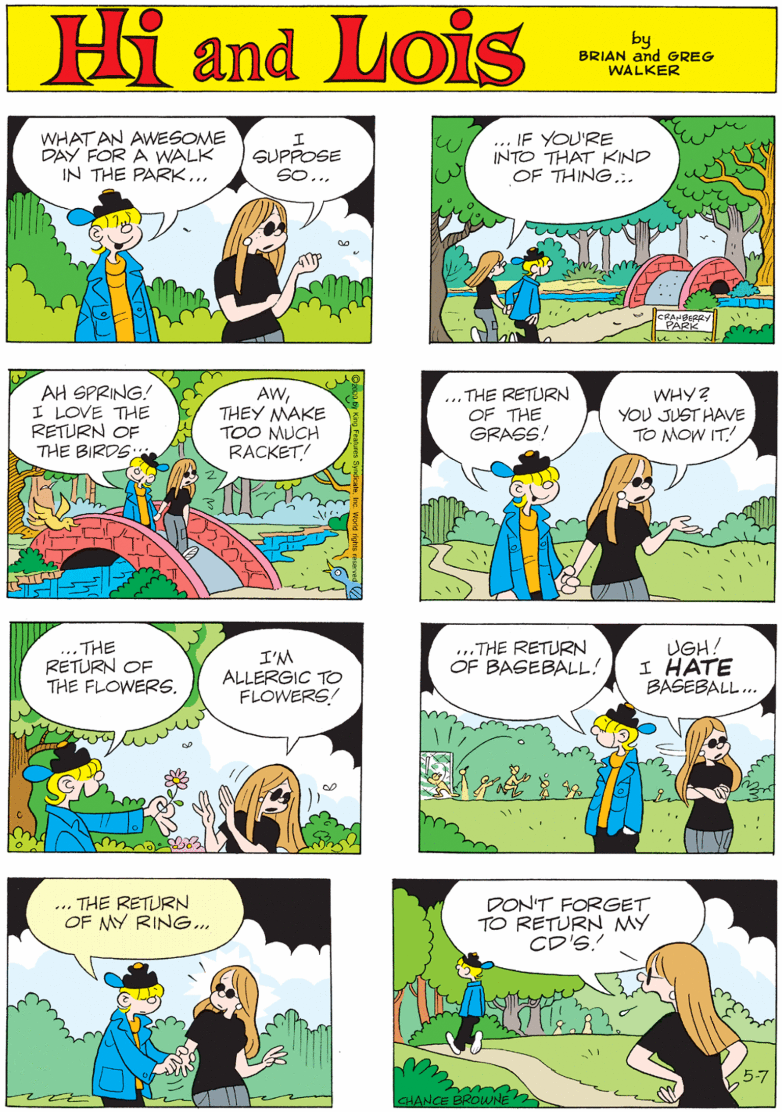 Hi and Lois Comic Strip 2000-05-07 | Comics Kingdom