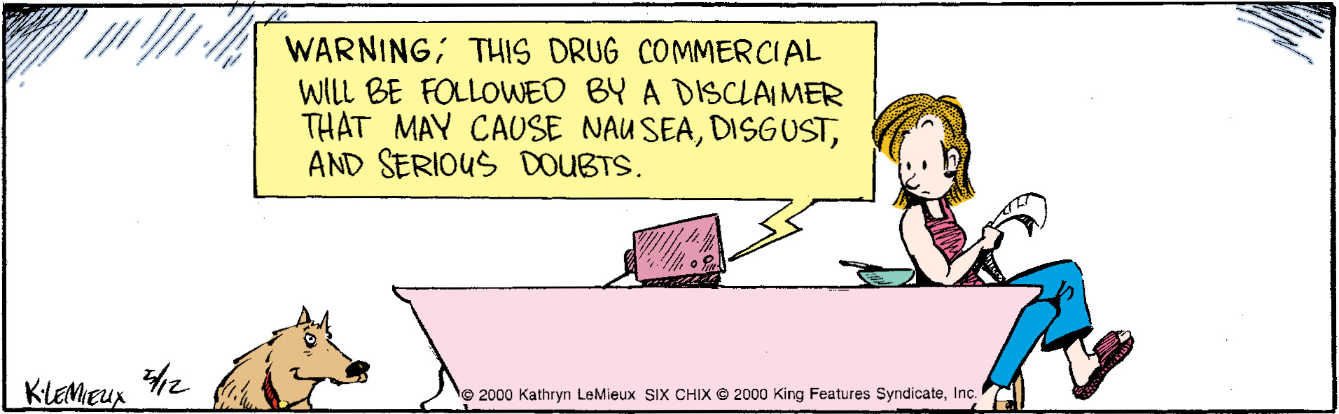 Six Chix Comic Strip 2000-05-12 | Comics Kingdom