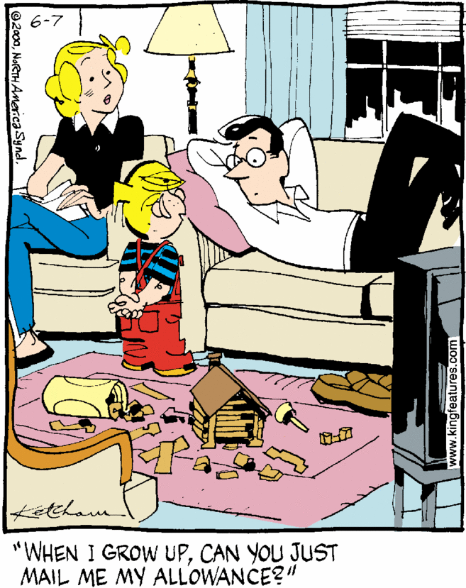 Dennis The Menace Comic Strip 2000-06-07 | Comics Kingdom