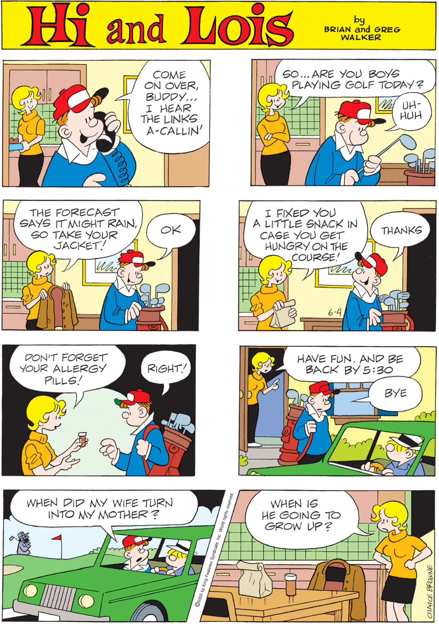 Hi and Lois Comic Strip 2000-06-04 | Comics Kingdom