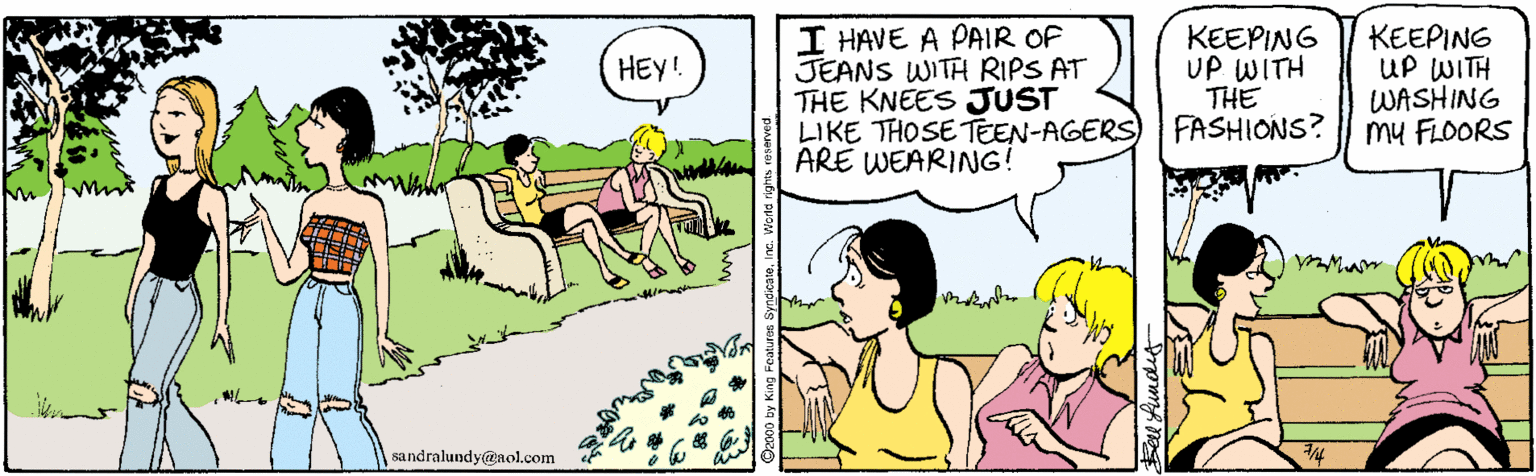 Between Friends Comic Strip 2000-07-04 | Comics Kingdom