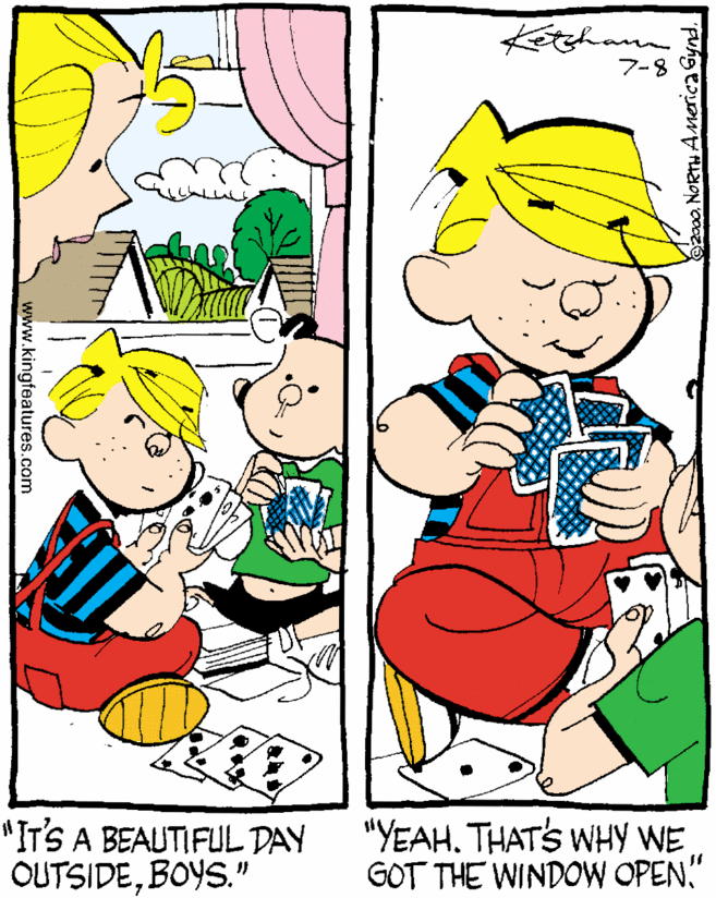 Dennis The Menace Comic Strip 2000-07-08 | Comics Kingdom