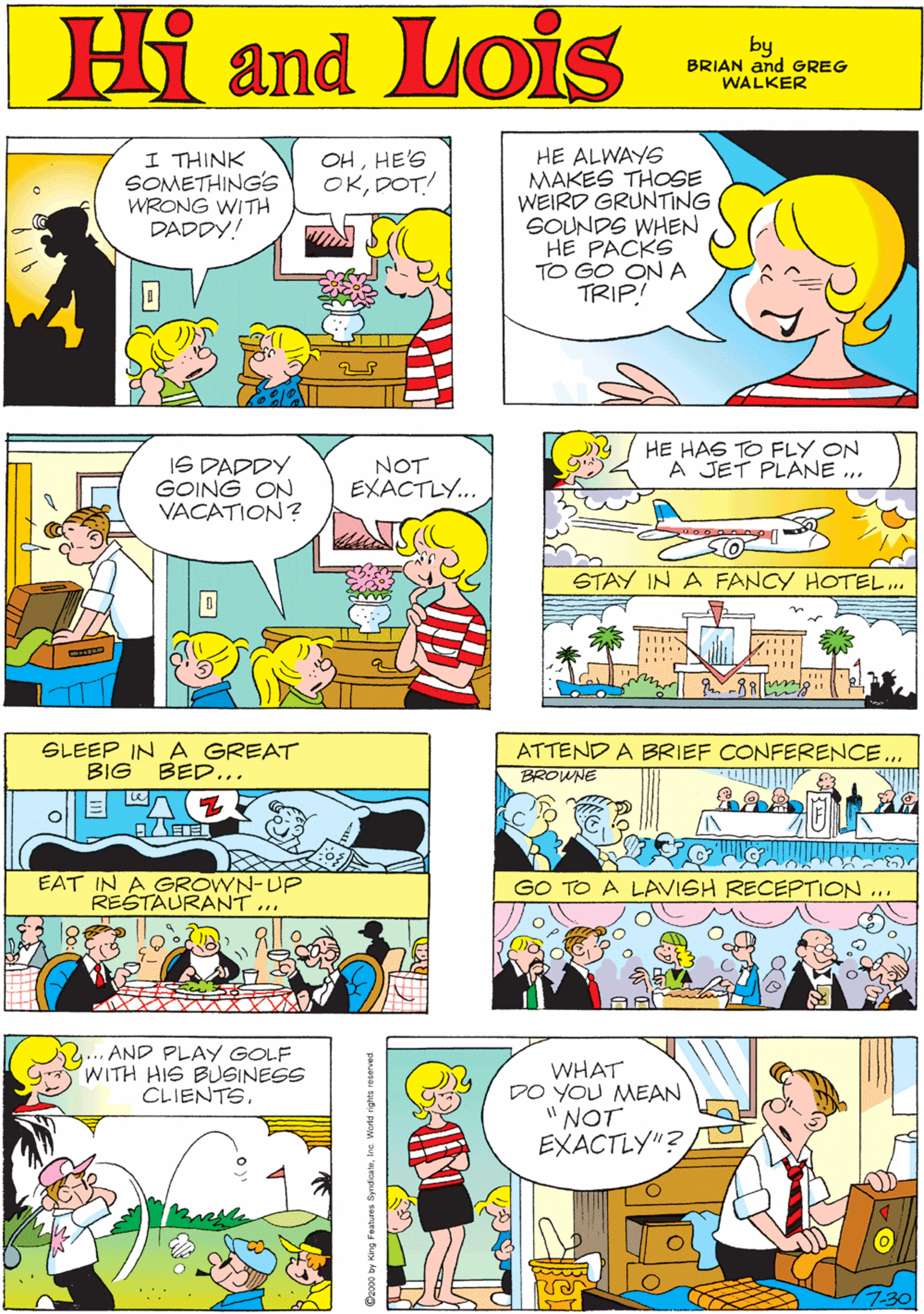 Hi and Lois Comic Strip 2000-07-30 | Comics Kingdom