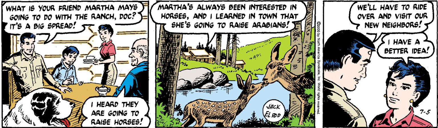 Mark Trail Comic Strip 2000-07-05 | Comics Kingdom