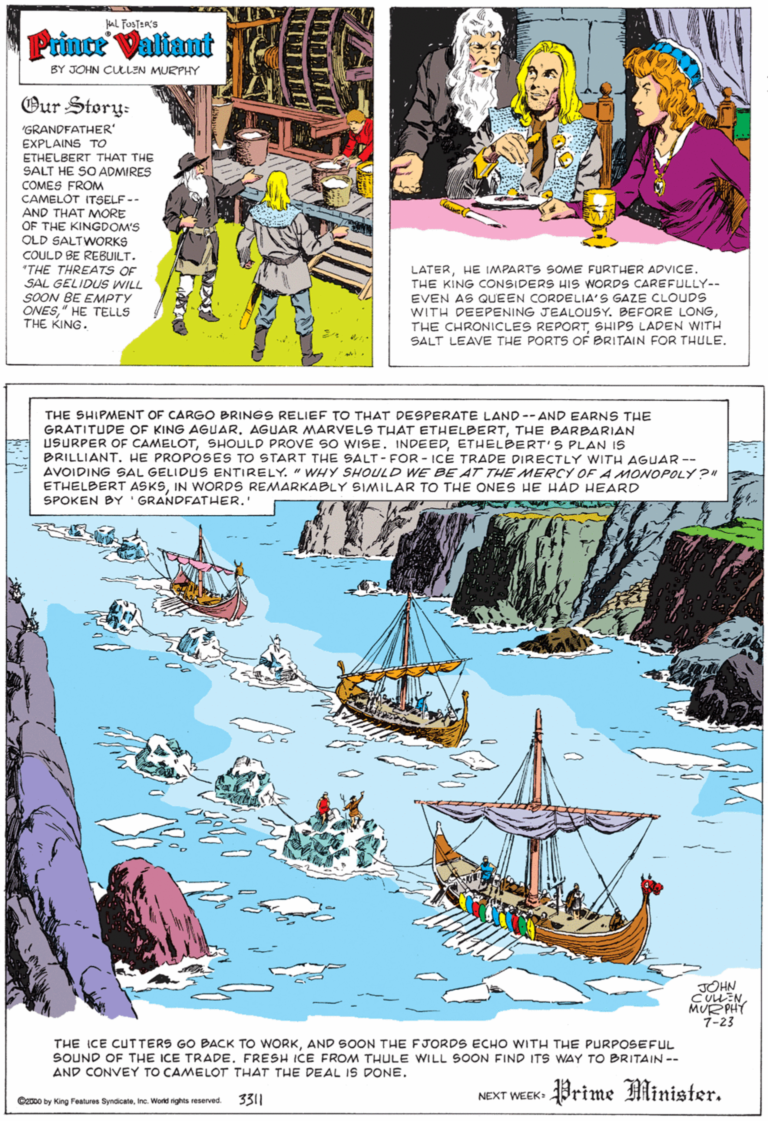 Prince Valiant Comic Strip 2000-07-23 | Comics Kingdom