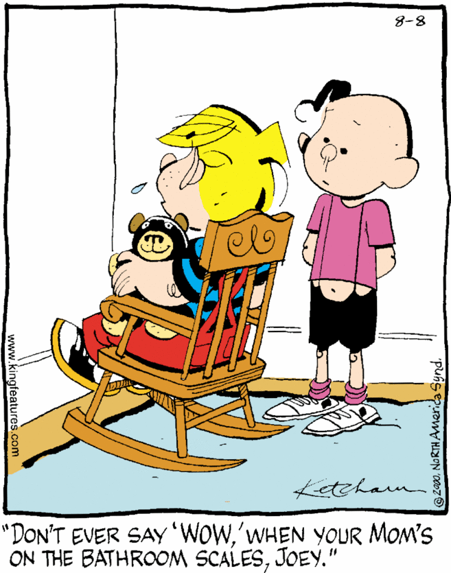 Dennis The Menace Comic Strip 2000-08-08 | Comics Kingdom