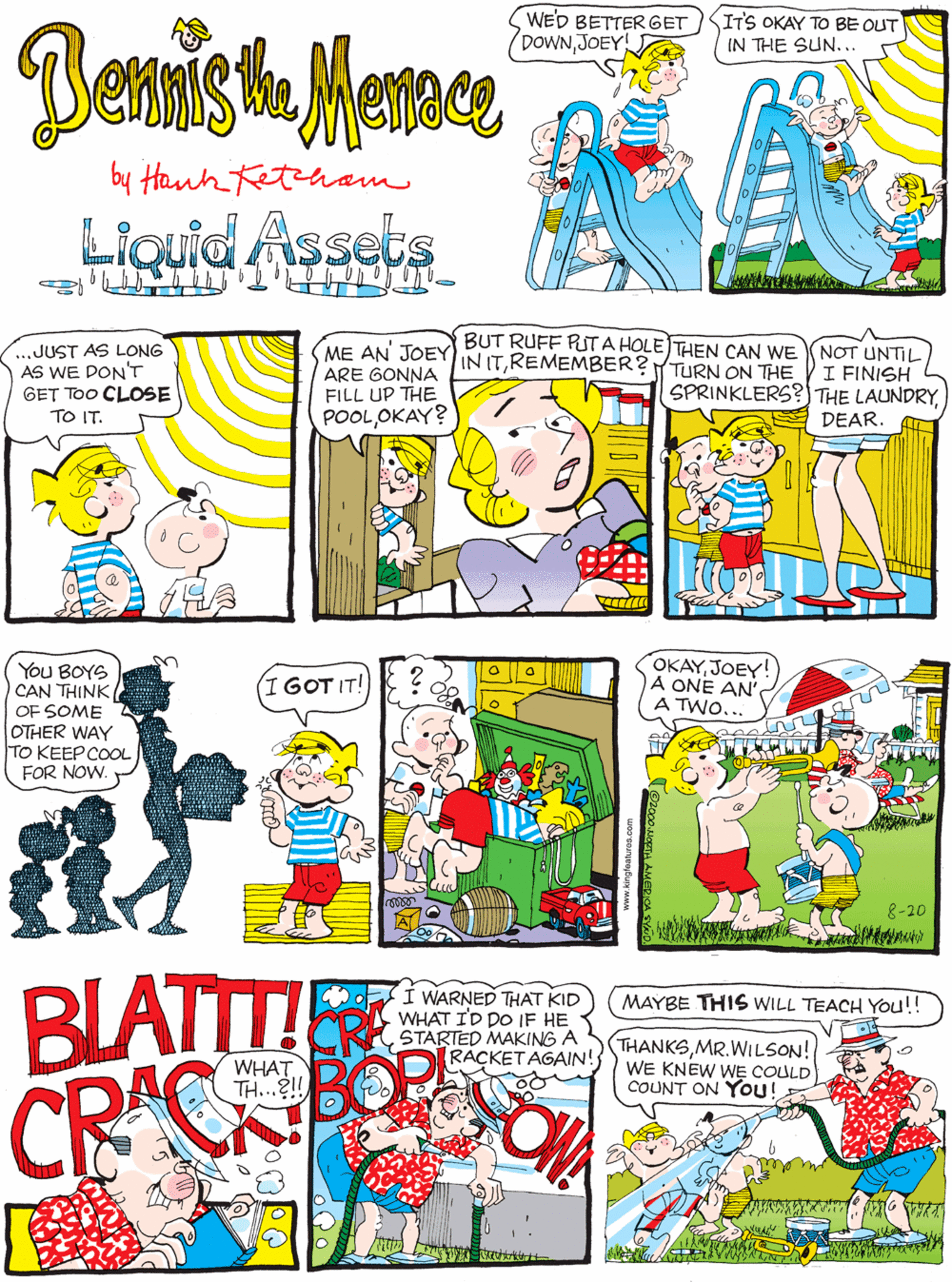Dennis The Menace Comic Strip 2000-08-20 | Comics Kingdom
