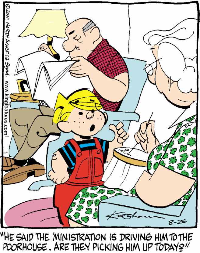 Dennis The Menace Comic Strip 2000-08-26 | Comics Kingdom