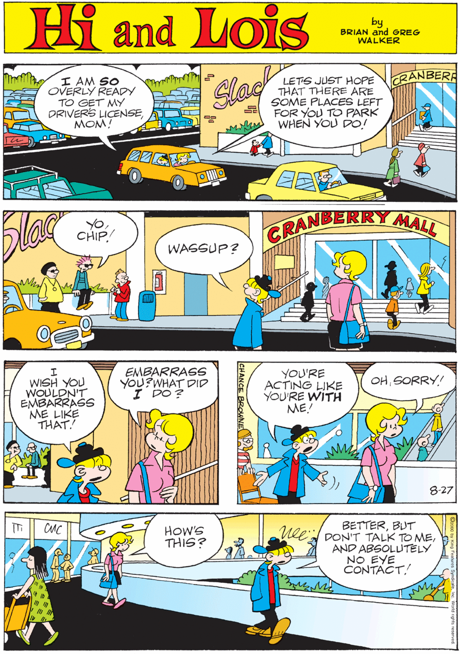 Hi and Lois Comic Strip 2000-08-27 | Comics Kingdom