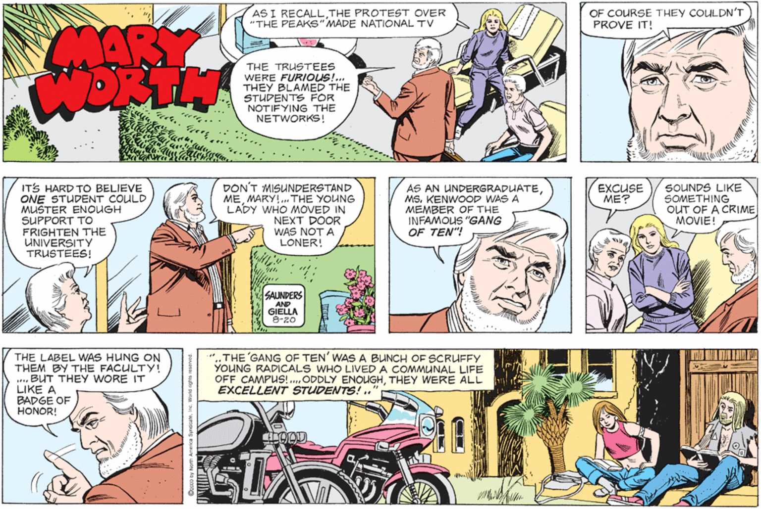 Mary Worth Comic Strip 2000-08-20 | Comics Kingdom