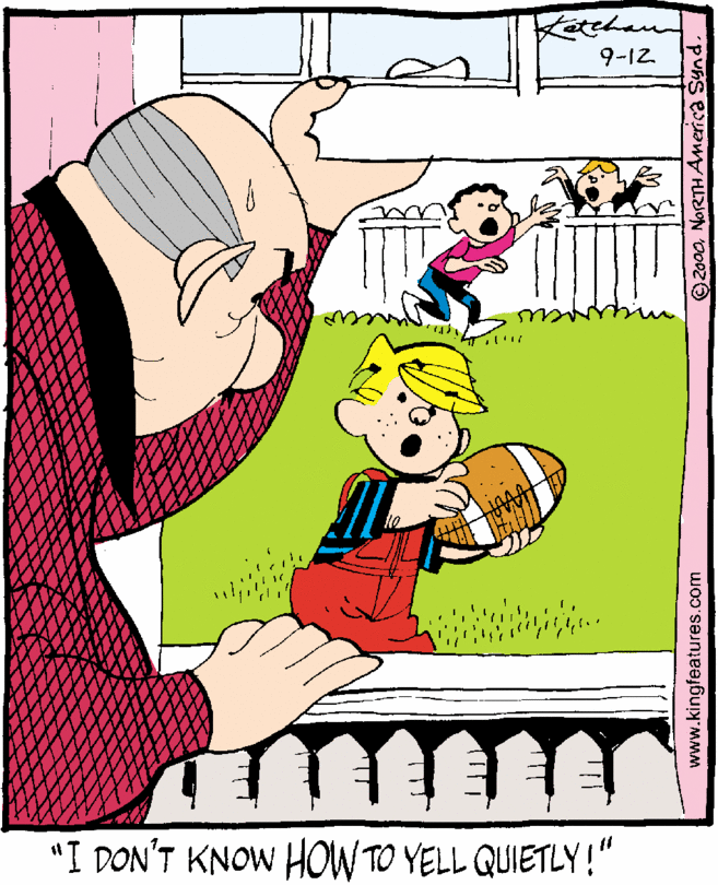 Dennis The Menace Comic Strip 2000-09-12 | Comics Kingdom