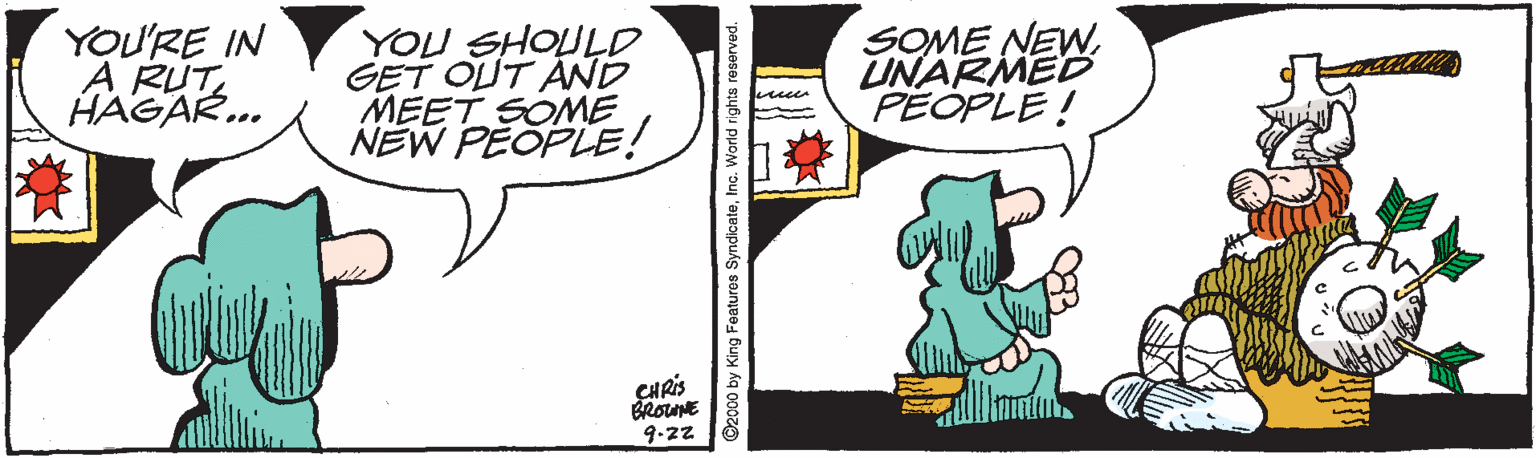 Hagar The Horrible Comic Strip 2000-09-22 | Comics Kingdom