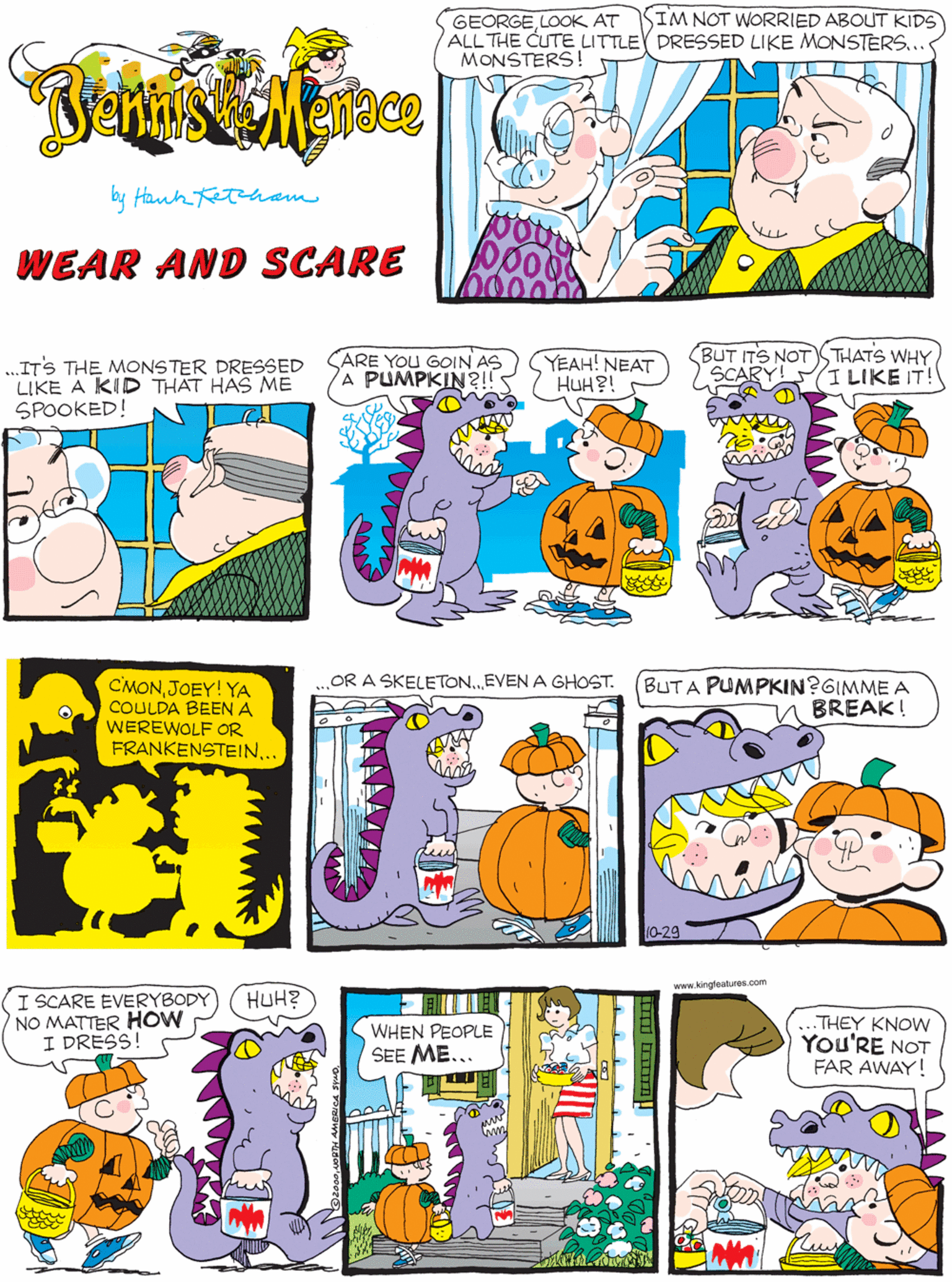 Dennis The Menace Comic Strip 2000-10-29 | Comics Kingdom