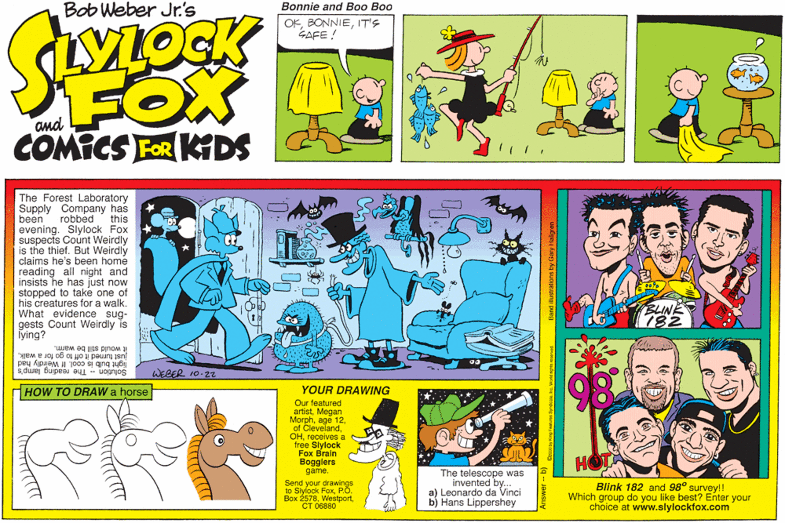 Slylock Fox Comic Strip 2000-10-22 | Comics Kingdom
