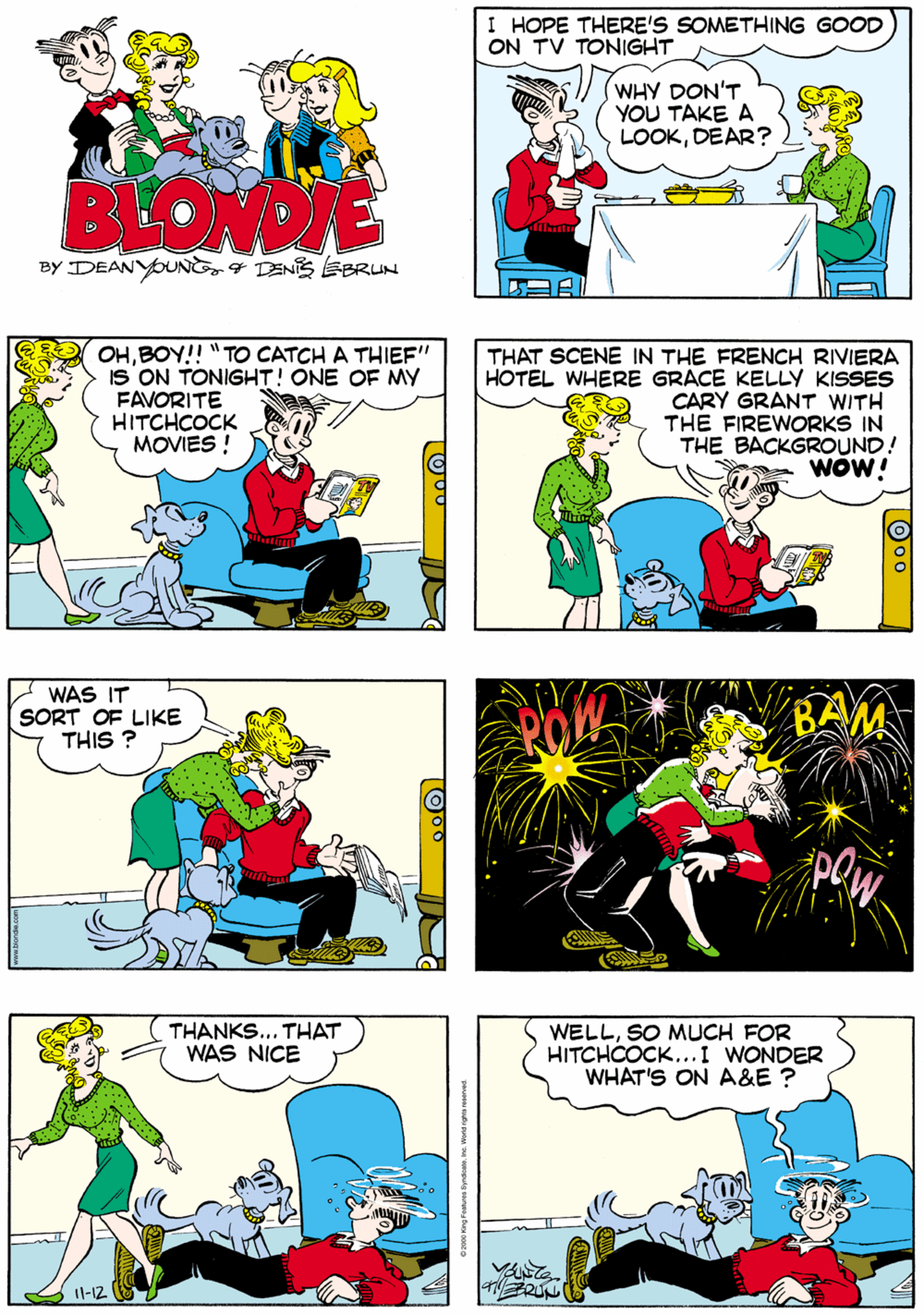 Blondie Comic Strip 2000-11-12 | Comics Kingdom