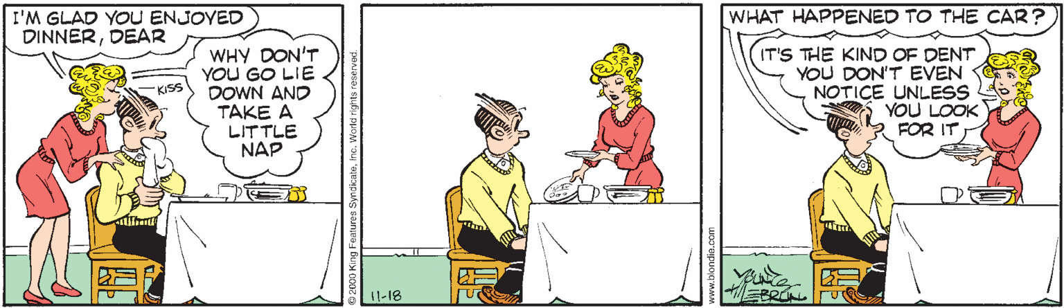 Blondie Comic Strip 2000-11-18 | Comics Kingdom