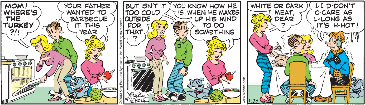 Blondie Comic Strip 2000-11-23 | Comics Kingdom