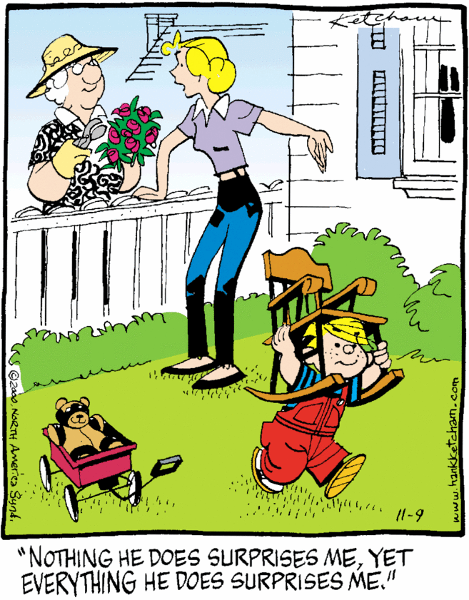 Dennis The Menace Comic Strip 2000-11-09 | Comics Kingdom