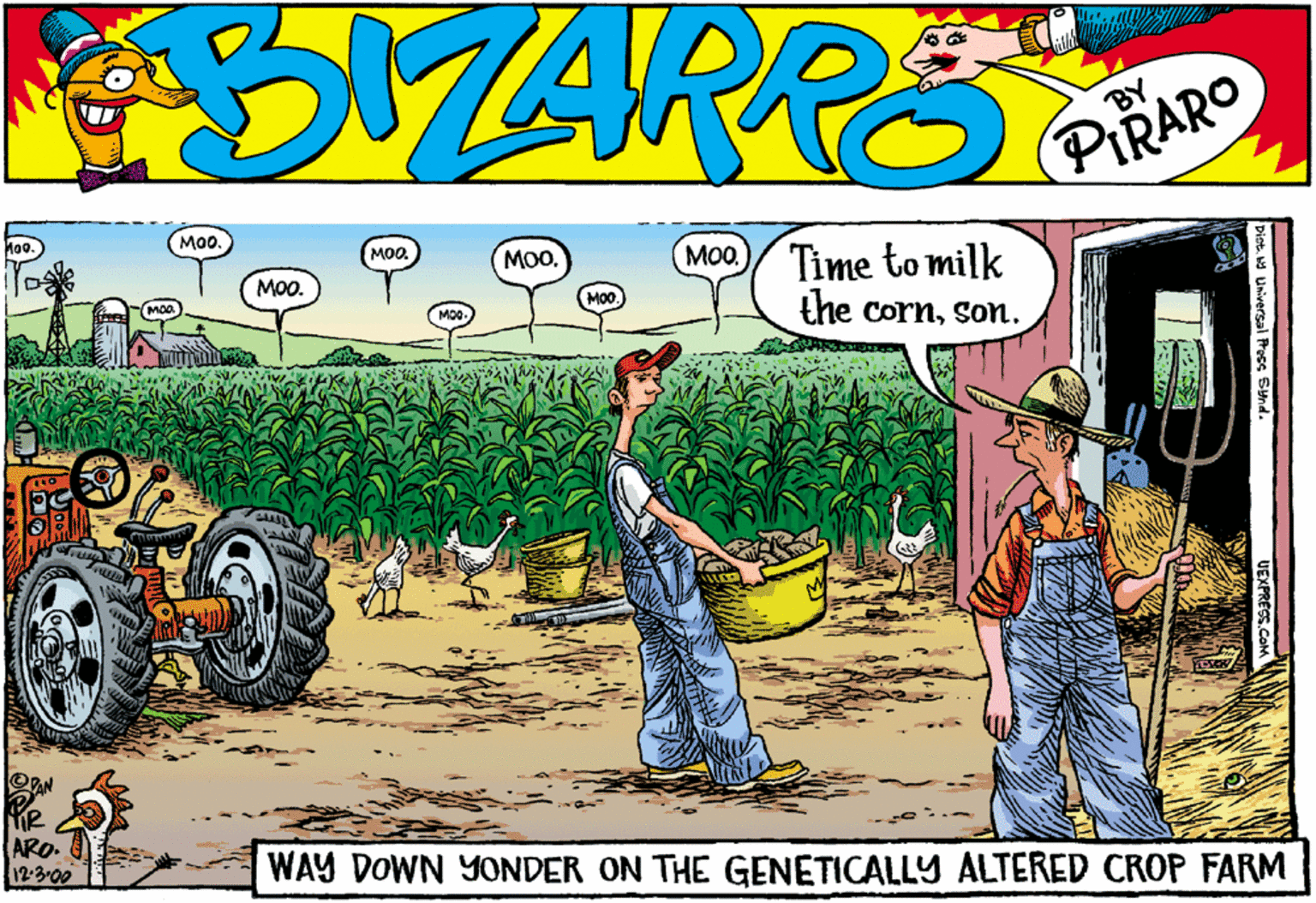 Bizarro Comic Strip 2000-12-03 | Comics Kingdom