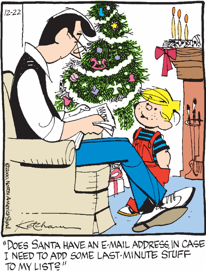 Dennis The Menace Comic Strip 2000-12-22 | Comics Kingdom