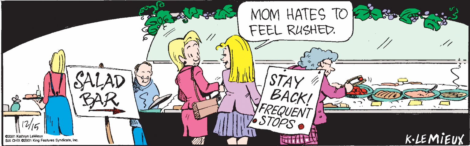 Six Chix Comic Strip 2000-12-15 | Comics Kingdom