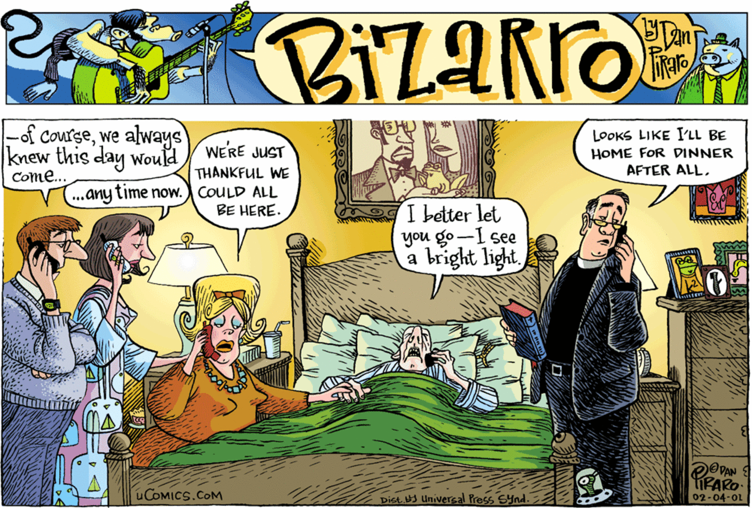 Bizarro Comic Strip 2001-02-04 | Comics Kingdom