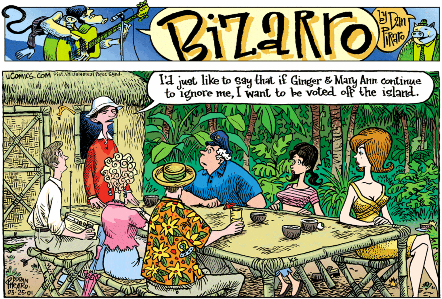 Bizarro Comic Strip 2001-03-25 | Comics Kingdom