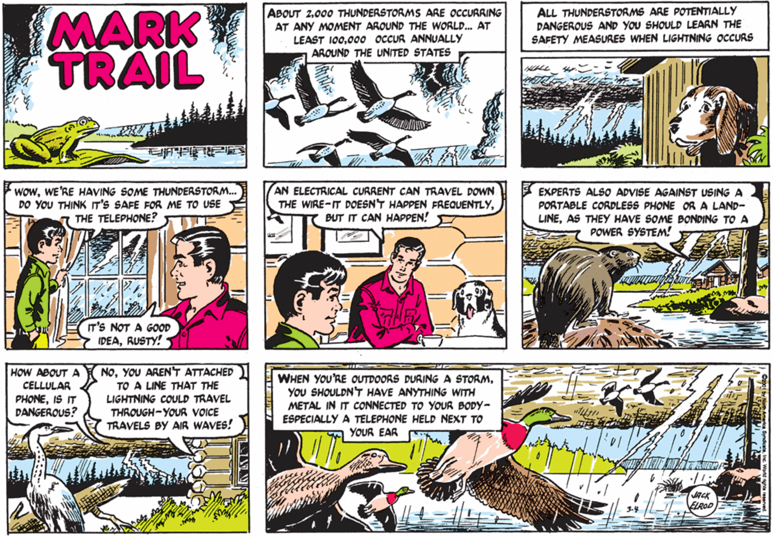 Mark Trail Comic Strip 2001-03-04 | Comics Kingdom