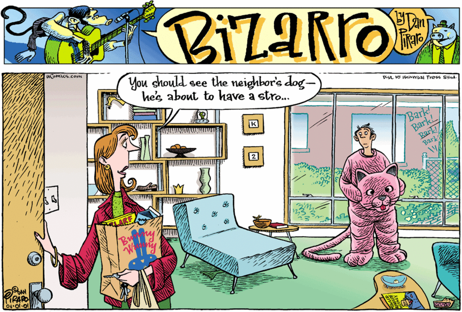 Bizarro Comic Strip 2001-04-01 | Comics Kingdom
