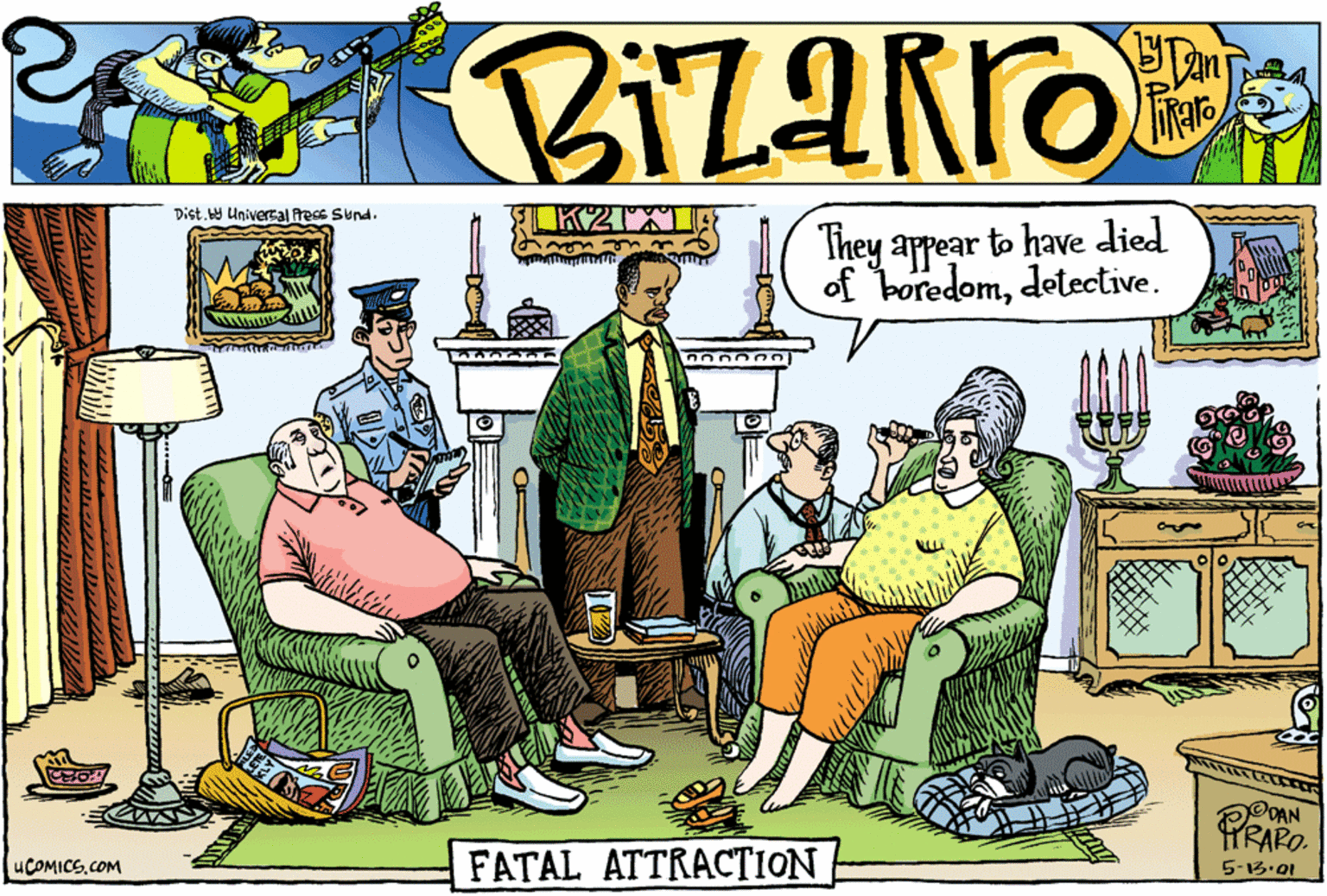 Bizarro Comic Strip 2001-05-13 | Comics Kingdom