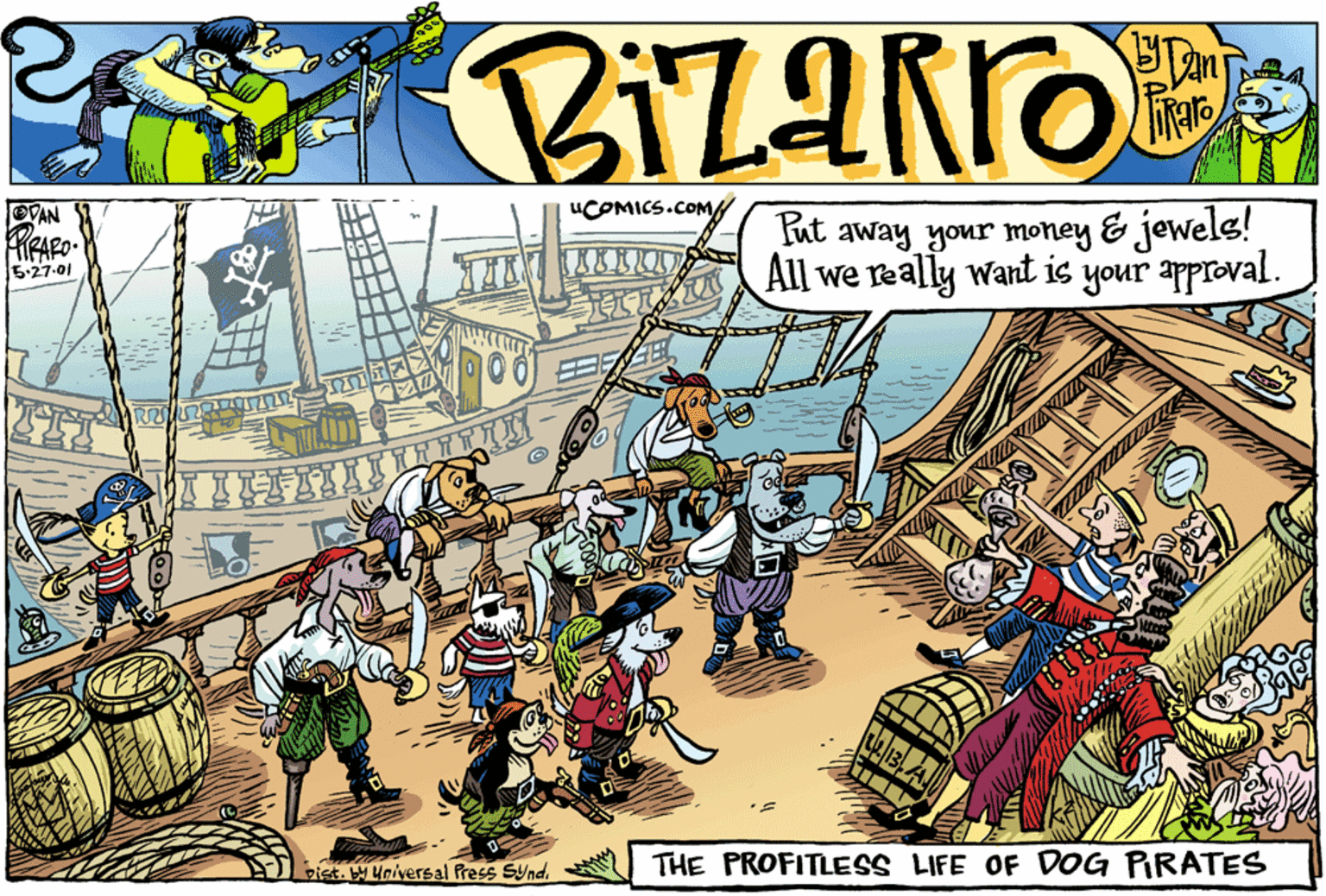 Bizarro Comic Strip 2001-05-27 | Comics Kingdom