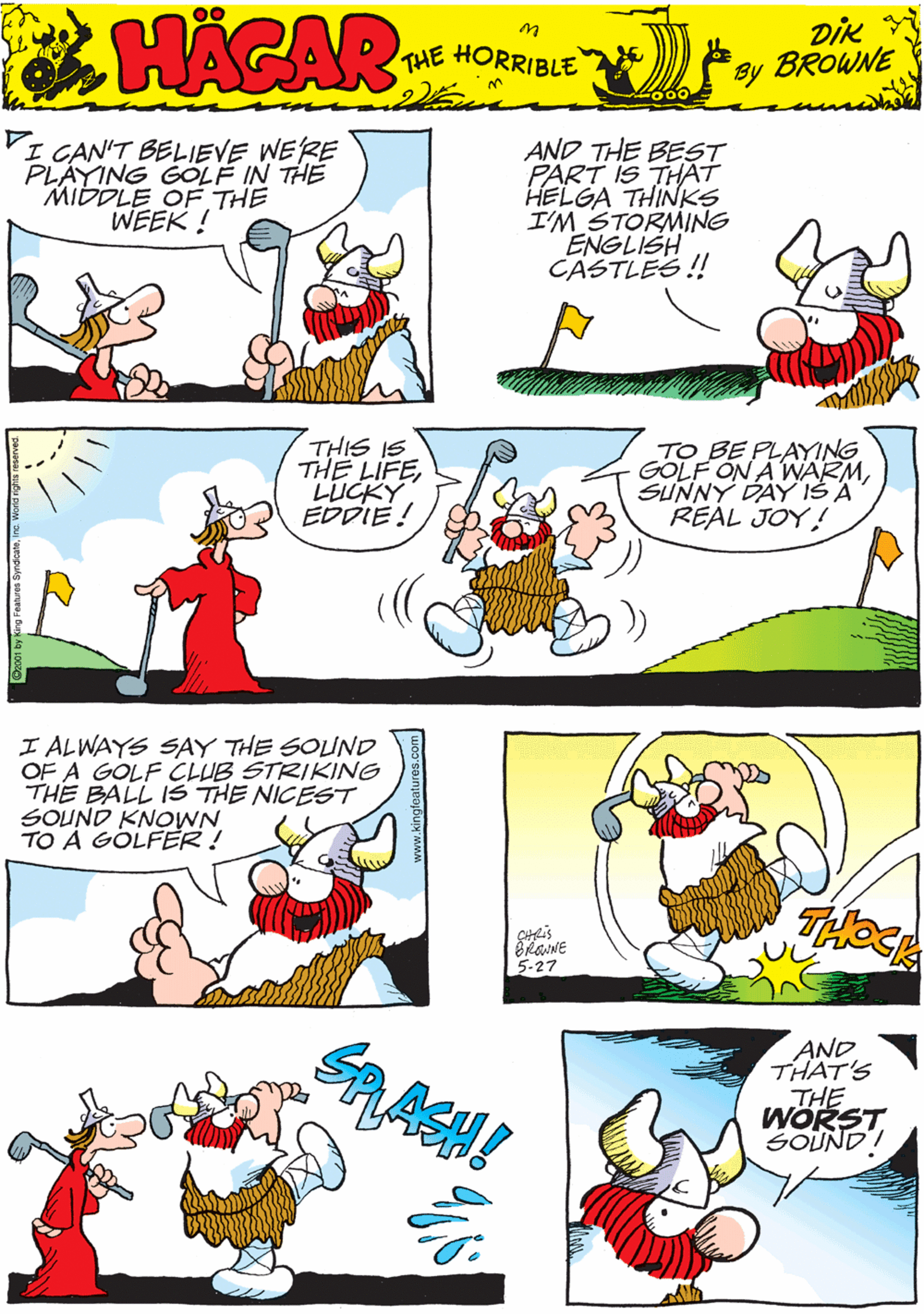 Hagar The Horrible Comic Strip 2001-05-27 | Comics Kingdom