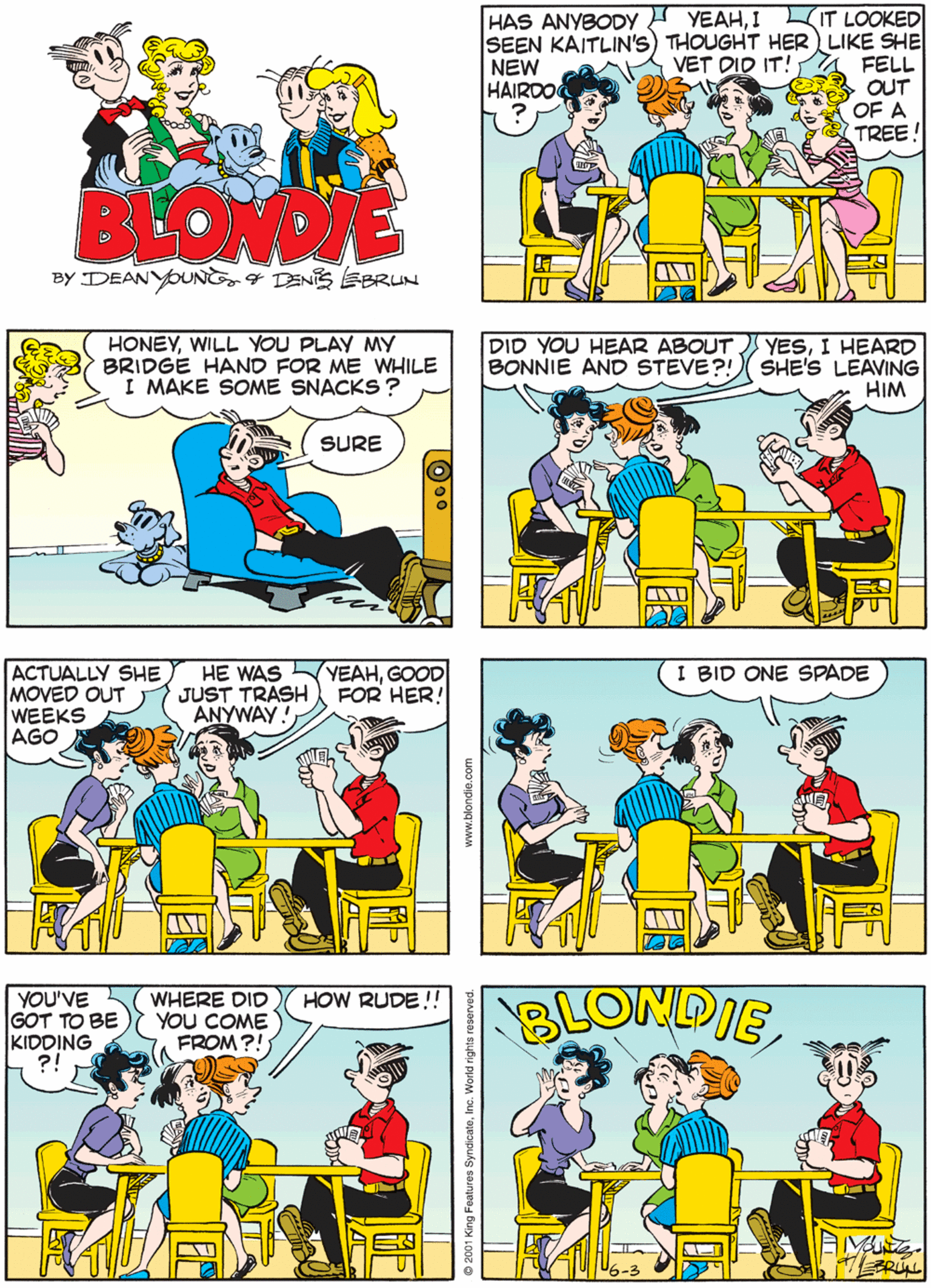 Blondie Comic Strip 2001-06-03 | Comics Kingdom