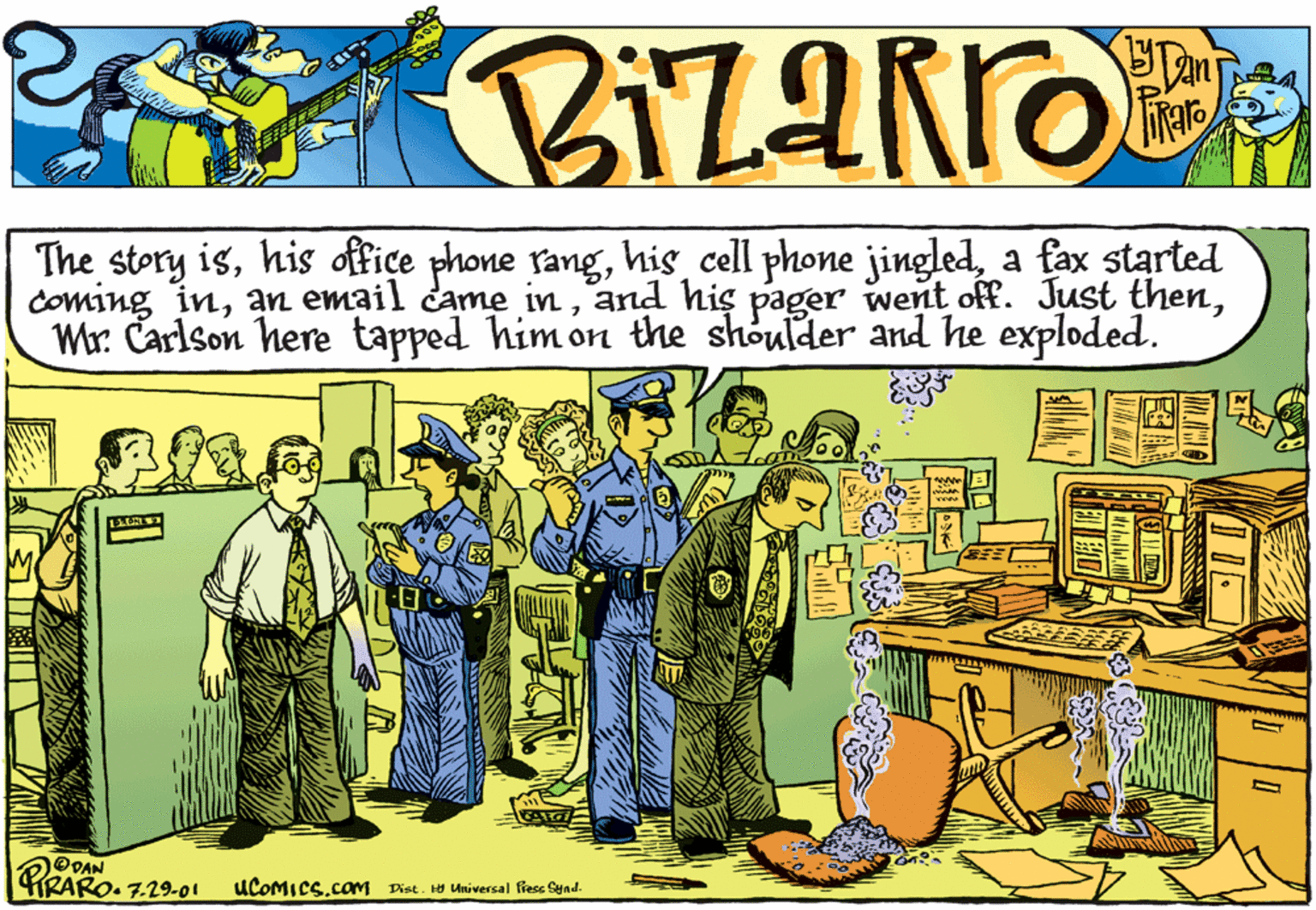Bizarro Comic Strip 2001-07-29 | Comics Kingdom