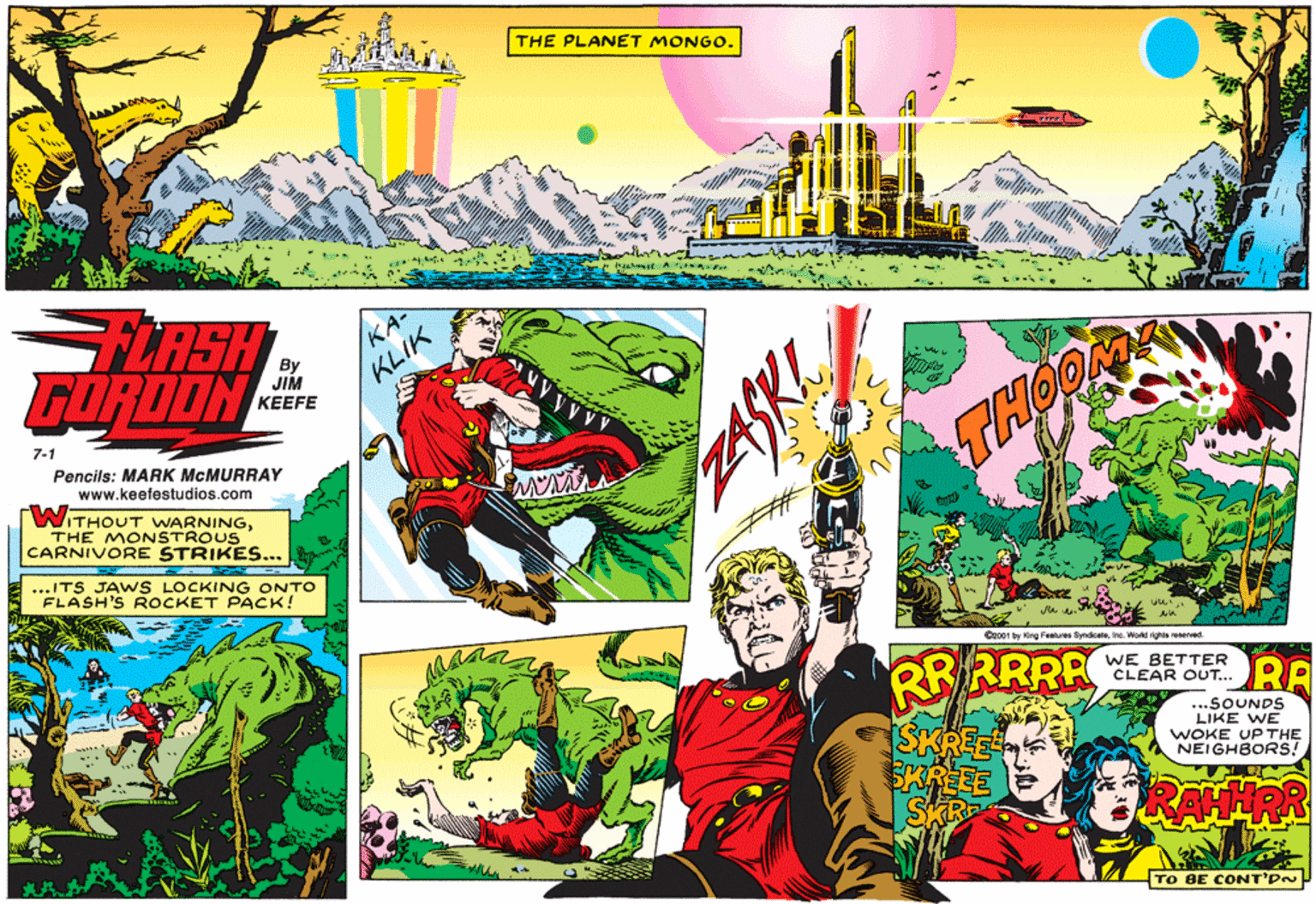 Flash Gordon Comic Strip 2001-07-01 | Comics Kingdom