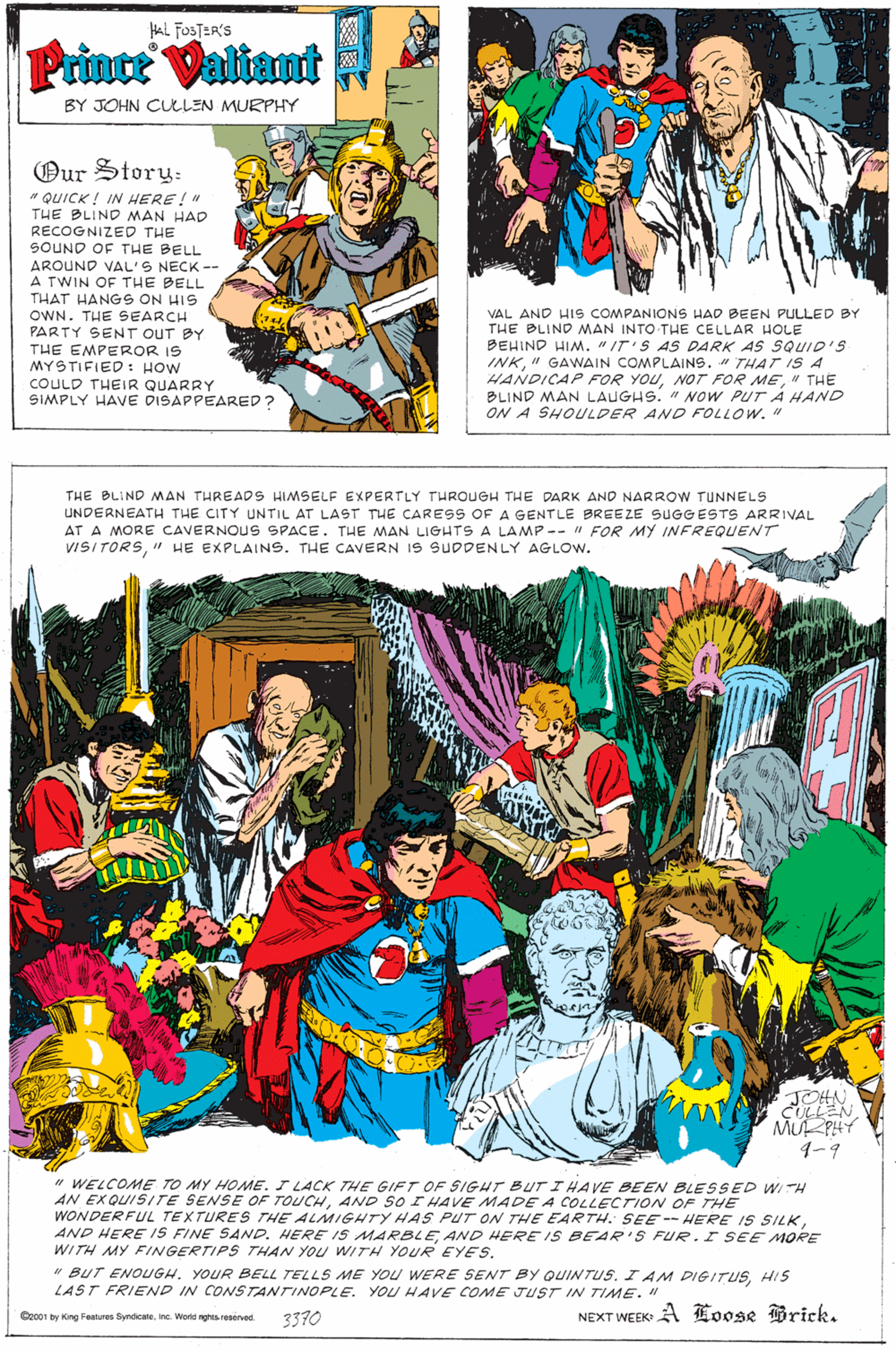 Prince Valiant Comic Strip 2001-09-09 | Comics Kingdom