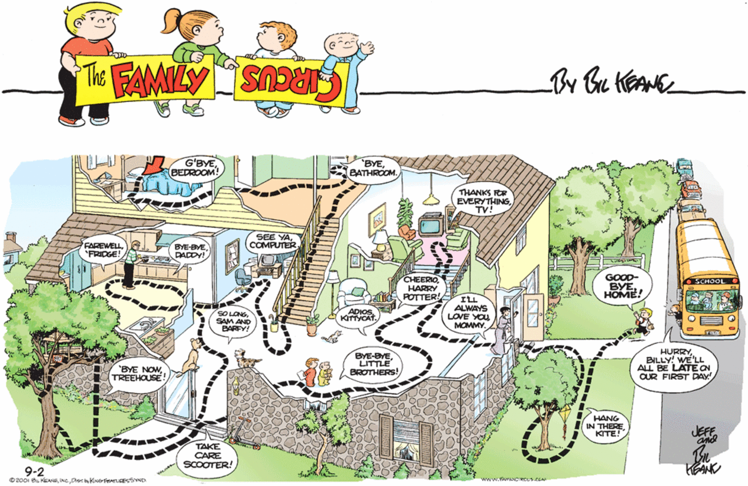 The Family Circus Comic Strip 2001-09-02 | Comics Kingdom