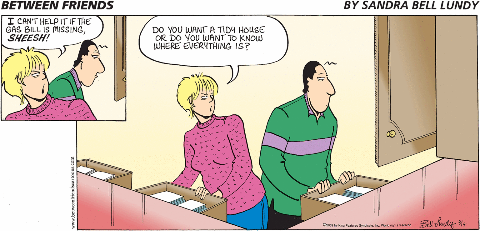Between Friends Comic Strip 2002-02-17 | Comics Kingdom