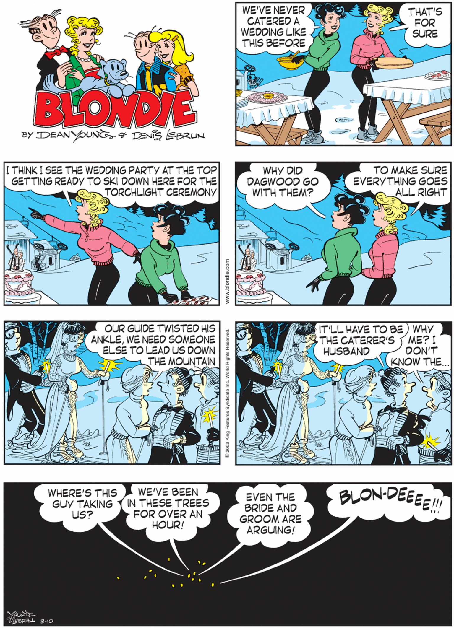 Blondie Comic Strip 2002-03-10 | Comics Kingdom