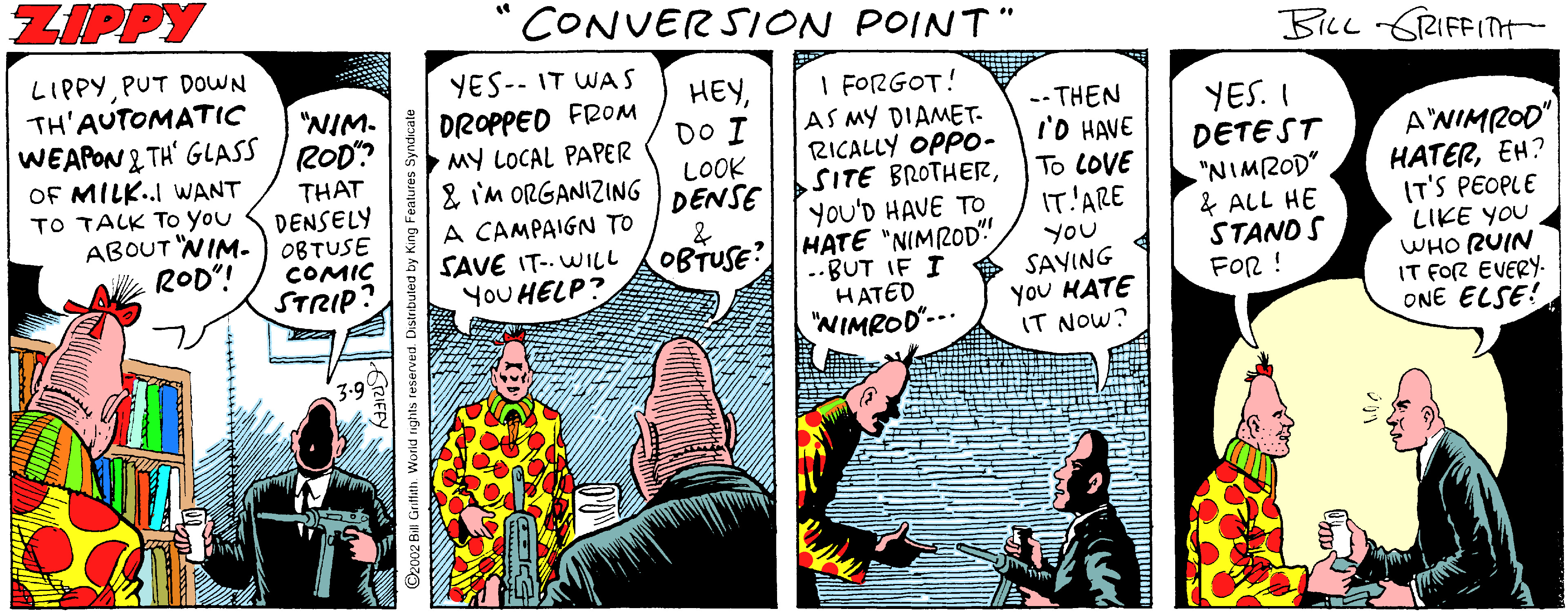 Zippy The Pinhead Comic Strip 2002-03-09 | Comics Kingdom