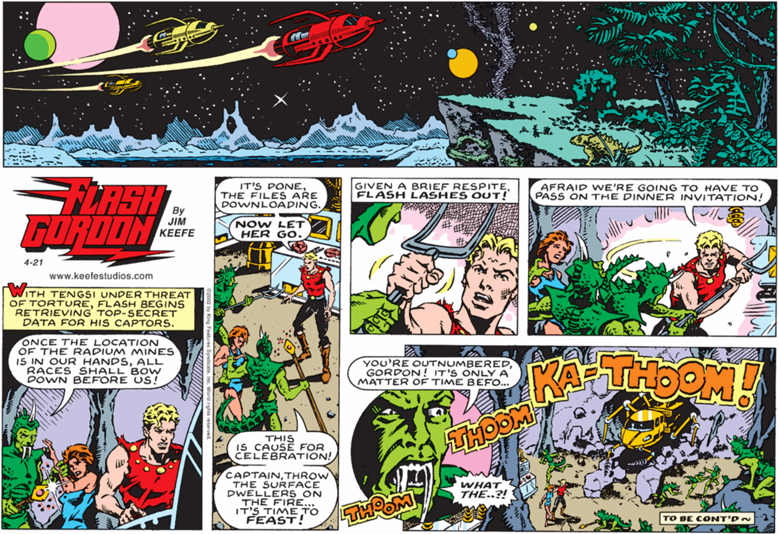 Flash Gordon Comic Strip 2002-04-21 | Comics Kingdom