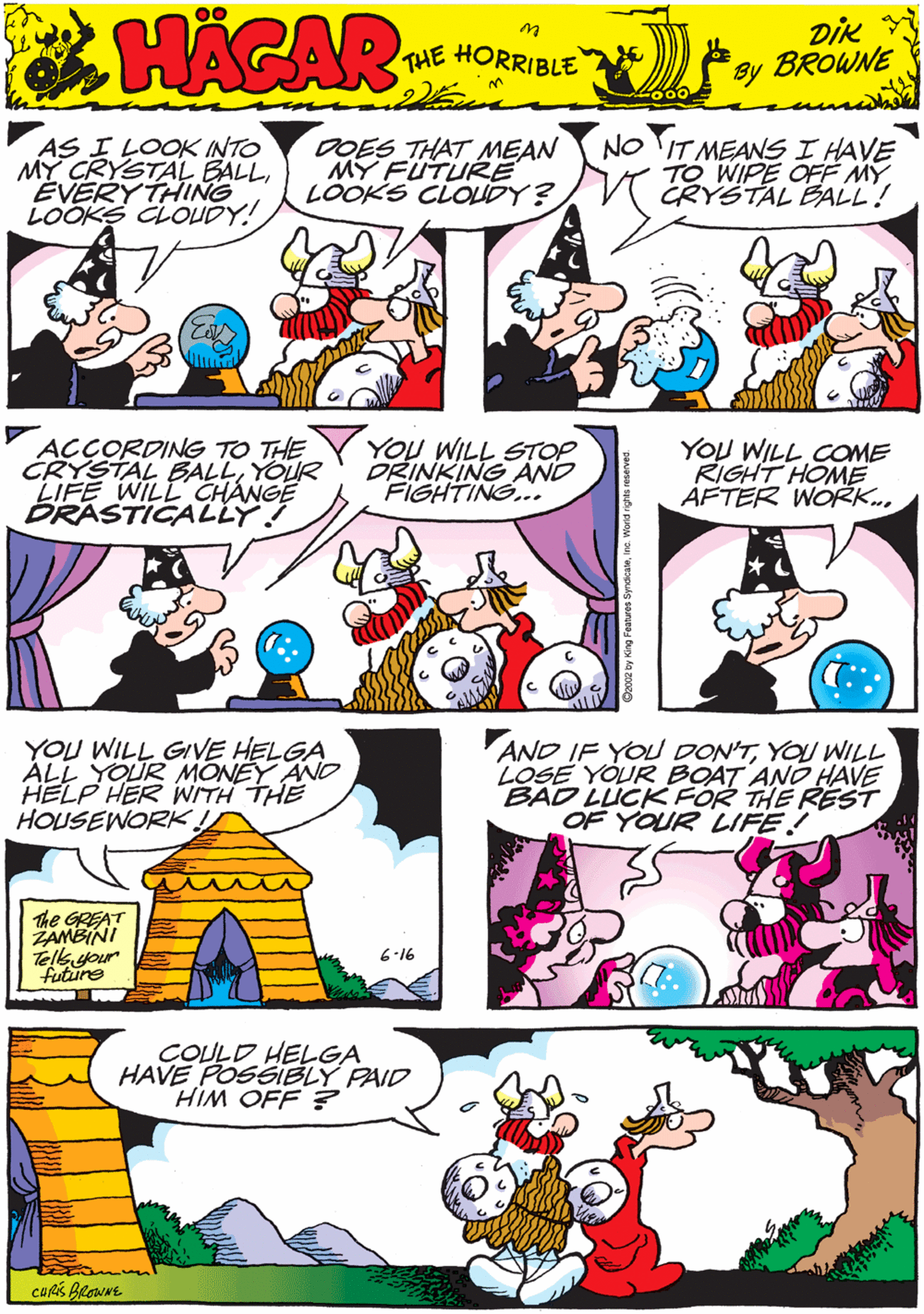Hagar The Horrible Comic Strip 2002-06-16 | Comics Kingdom