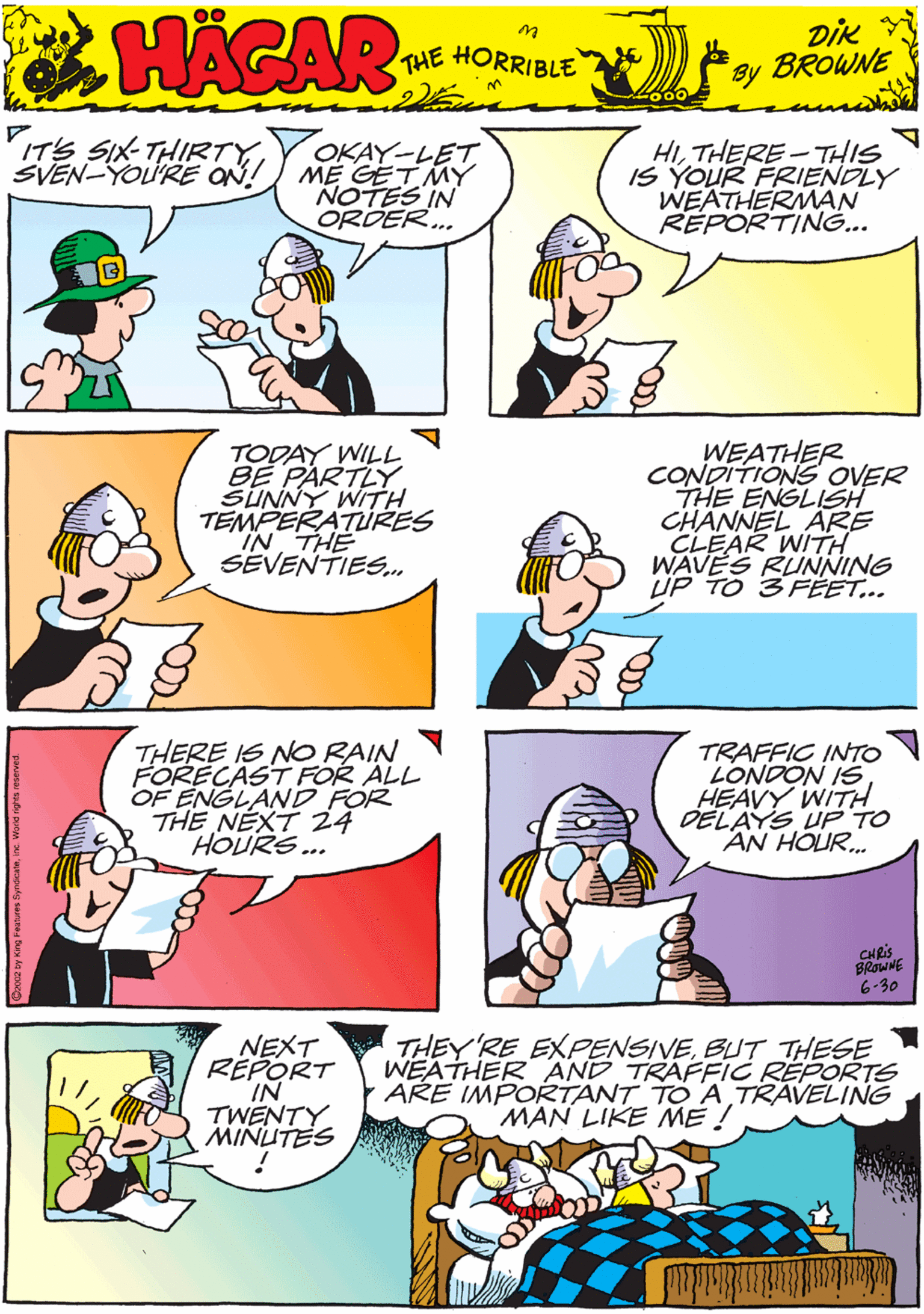 Hagar The Horrible Comic Strip 2002-06-30 | Comics Kingdom