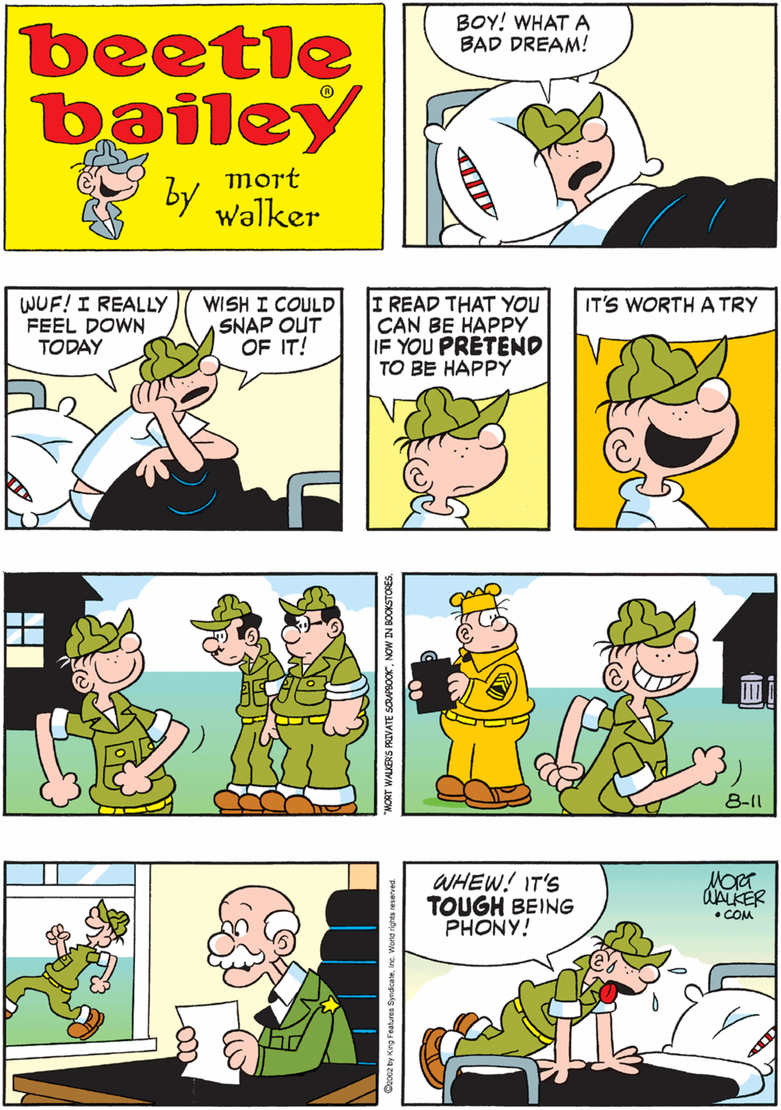 Beetle Bailey Comic Strip 2002-08-11 | Comics Kingdom