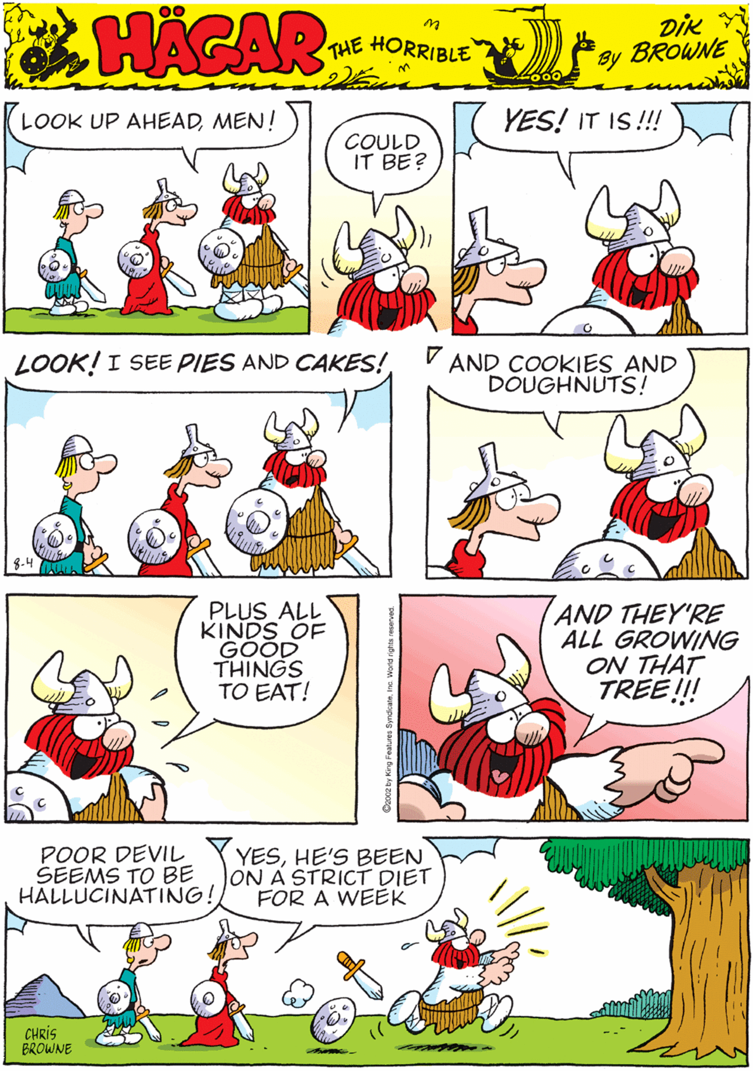 Hagar The Horrible Comic Strip 2002-08-04 | Comics Kingdom