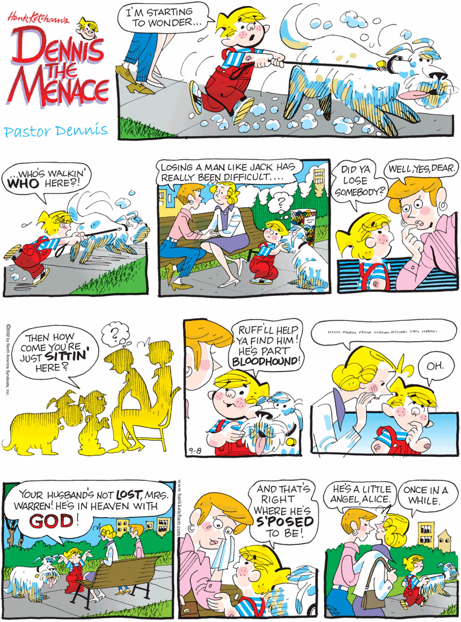Dennis The Menace Comic Strip 2002-09-08 | Comics Kingdom
